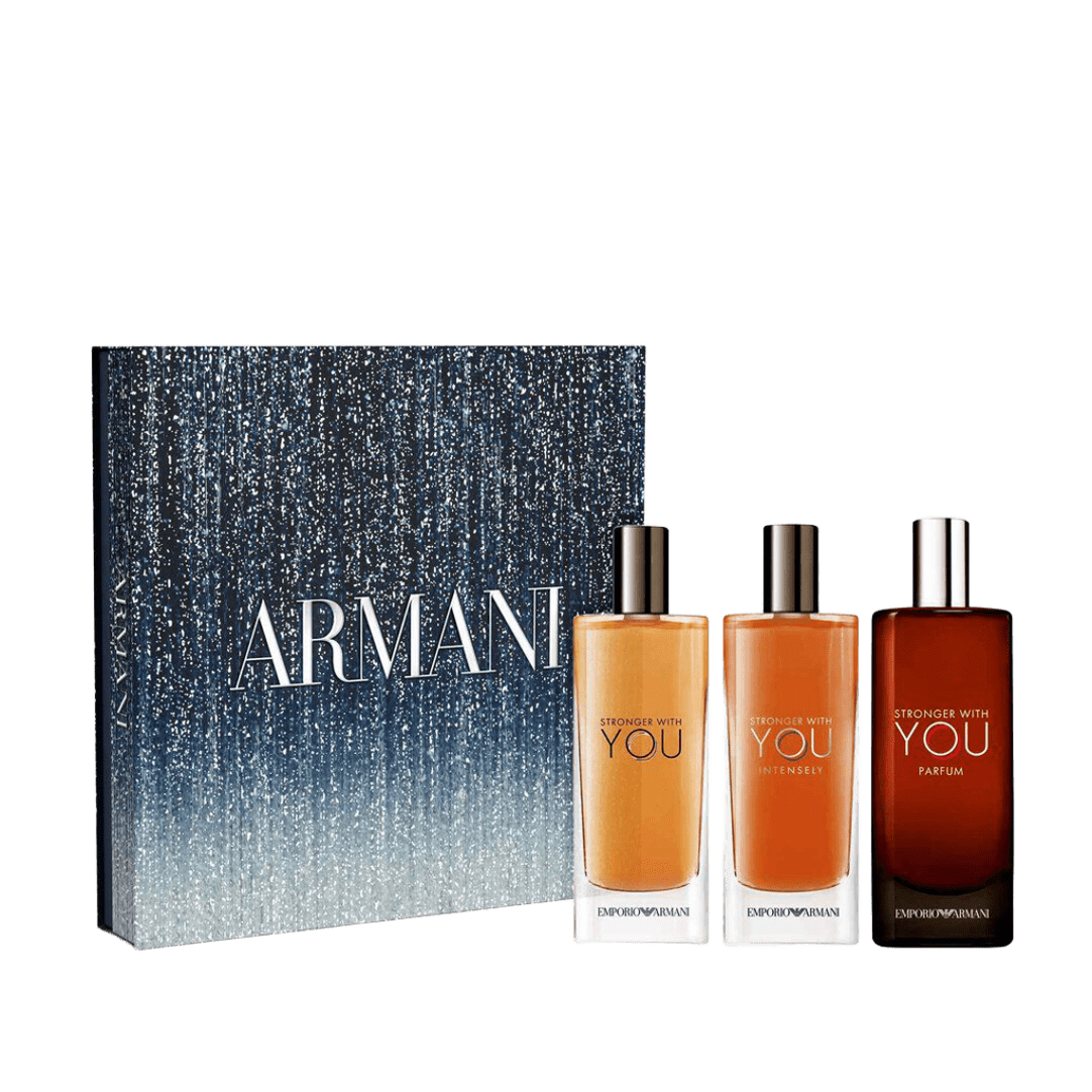 Coffret cadeau Trio Emporio Armani Stronger With You - Giorgio Armani